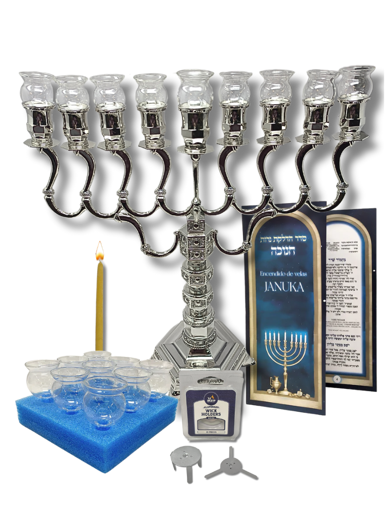 Juego, set o kit de janukia 30236 con Vasitos Globo # 3 Paquete 25003 ...