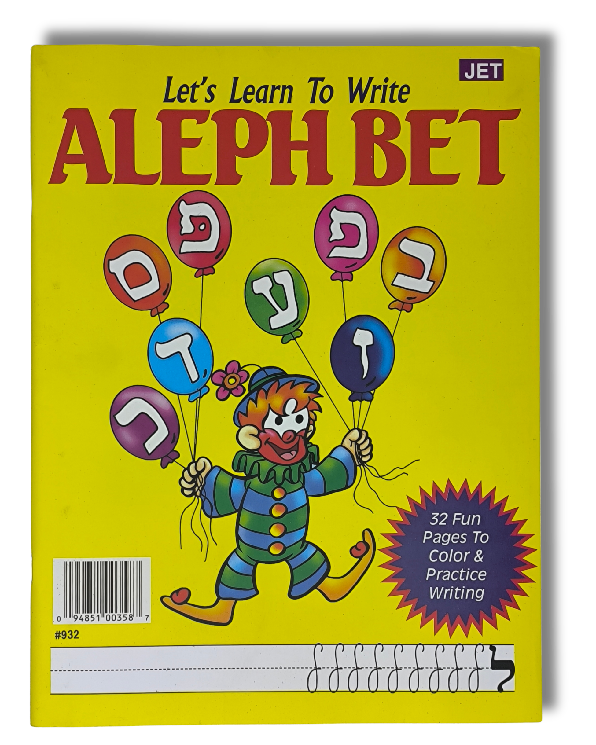 Let's Learn To Write ALEPH BET (00358) – Libreria Jerusalem Centro