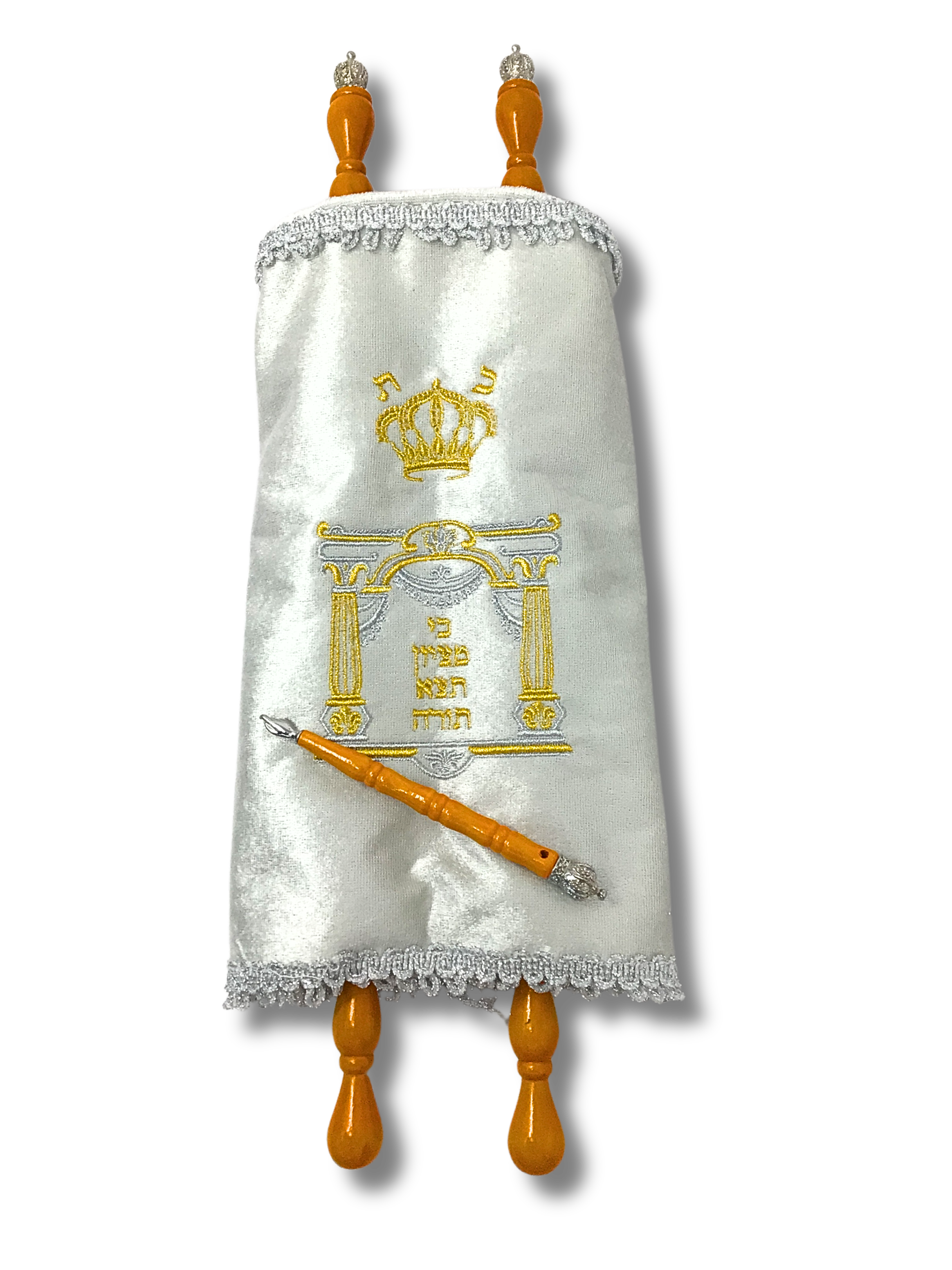 Sefer Tora Sefaradi 20cm blanco 47494 – Libreria Jerusalem Centro