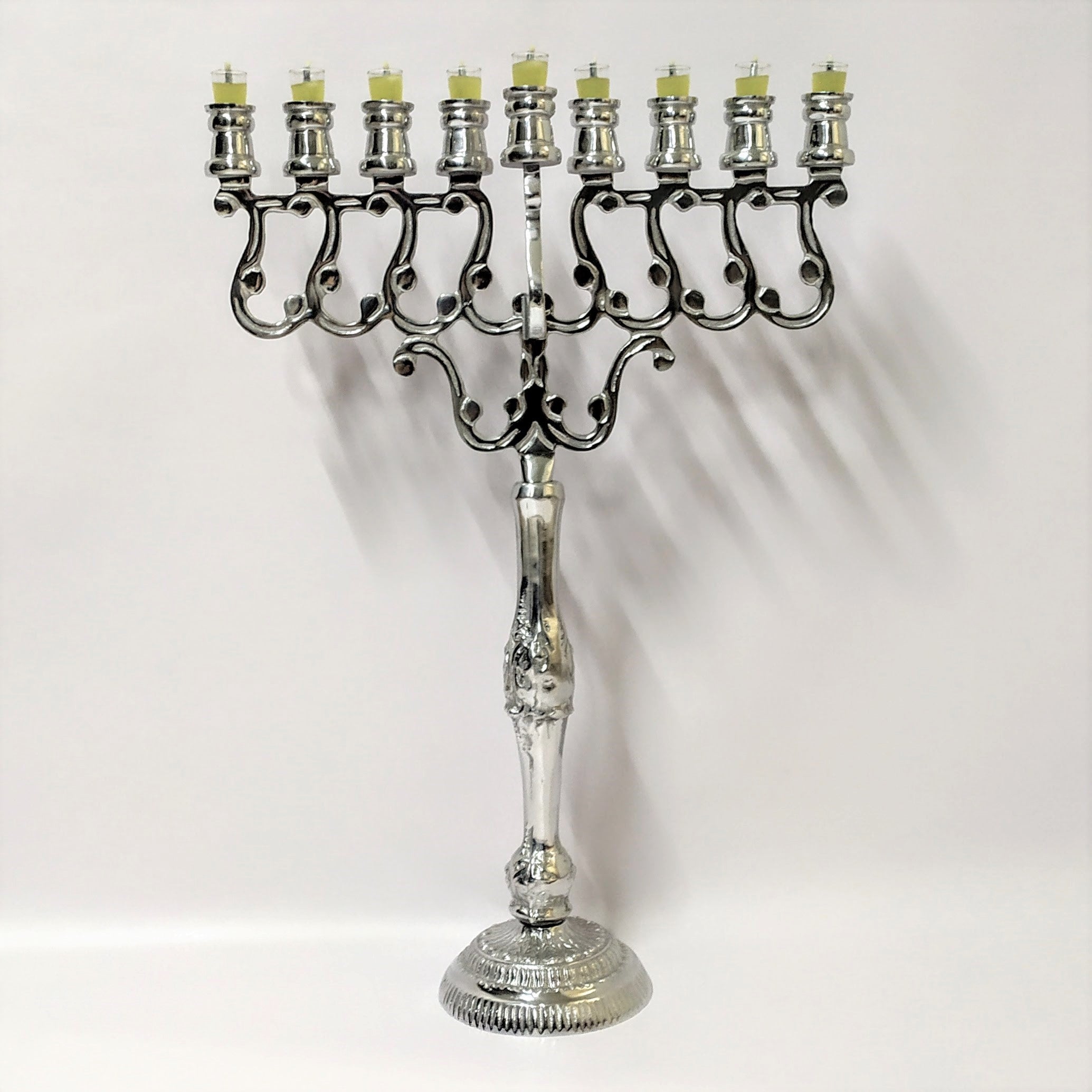 Janukia 9 brazos 60 cm Jumbo plateada para vasos 16709 – Libreria ...